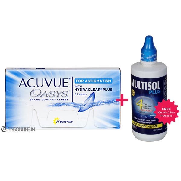 B'UY ACUVUE OASYS TORIC (6 LENSES) @ RS. 1749/ - Lensonline.in