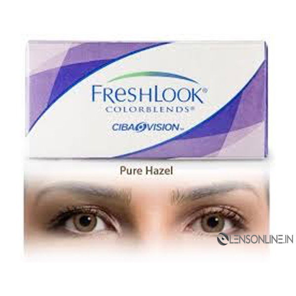 FRESHLOOK MONTHLY COLOR BLENDS PURE HAZEL @ RS. 579 - Lensonline.in
