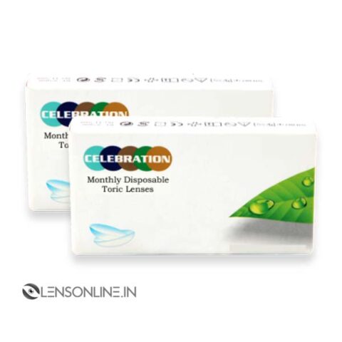 Celebration Monthly Disposable Clear Toric Lens @ RS. 999/ - Lensonline.in®